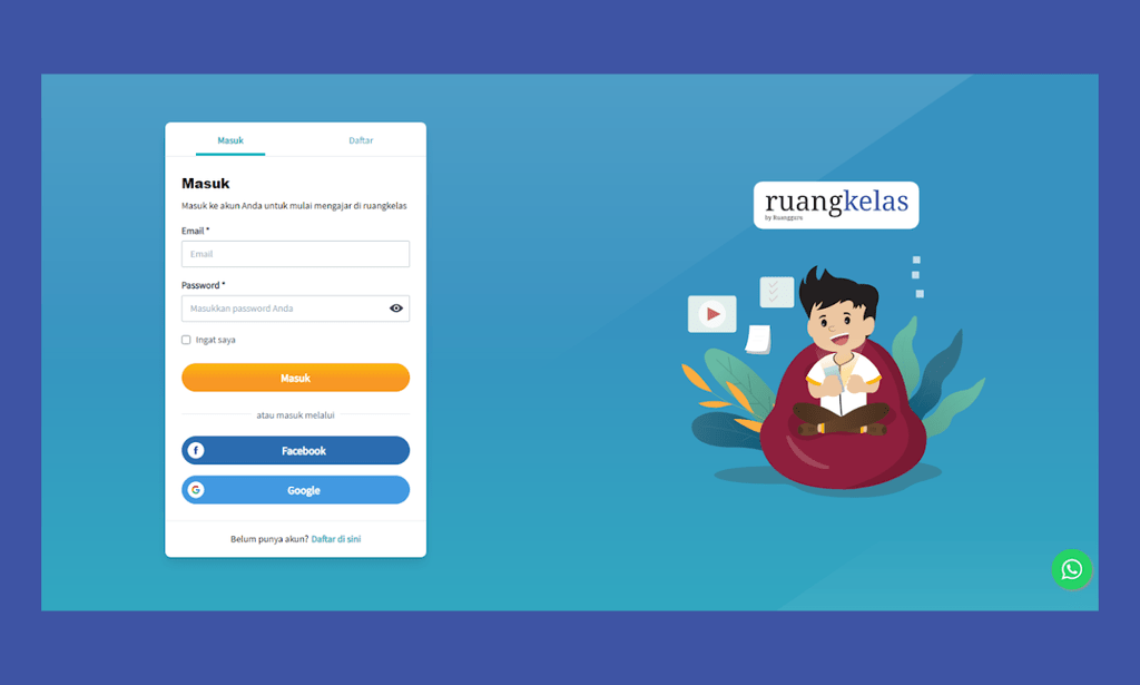 Cara Daftar Akun ruangkelas untuk Guru